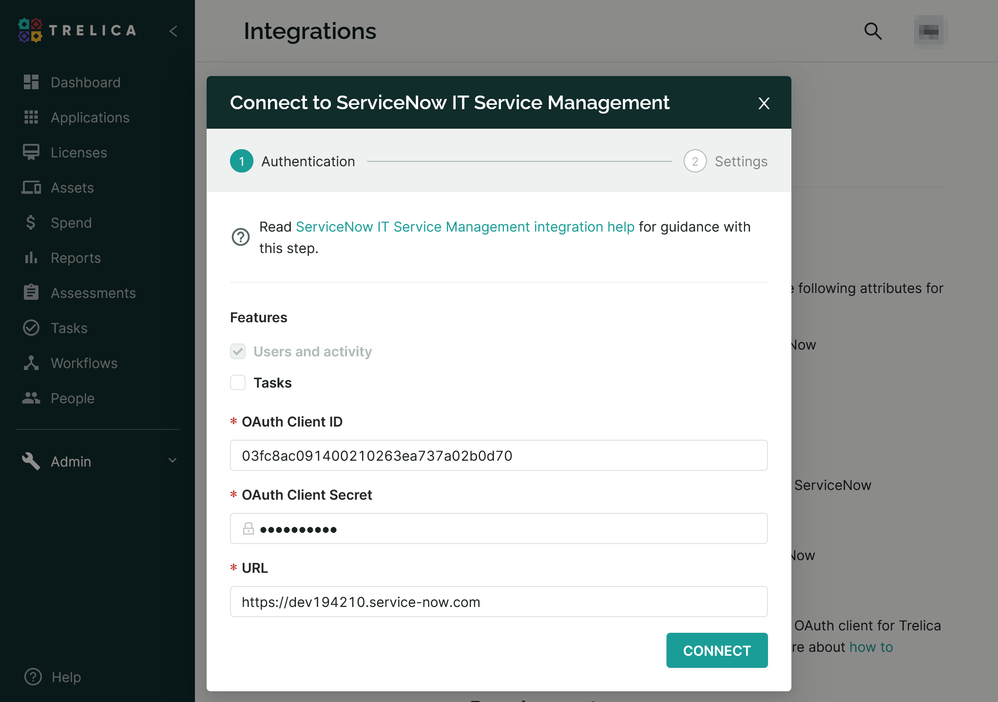 ServiceNow – Trelica
